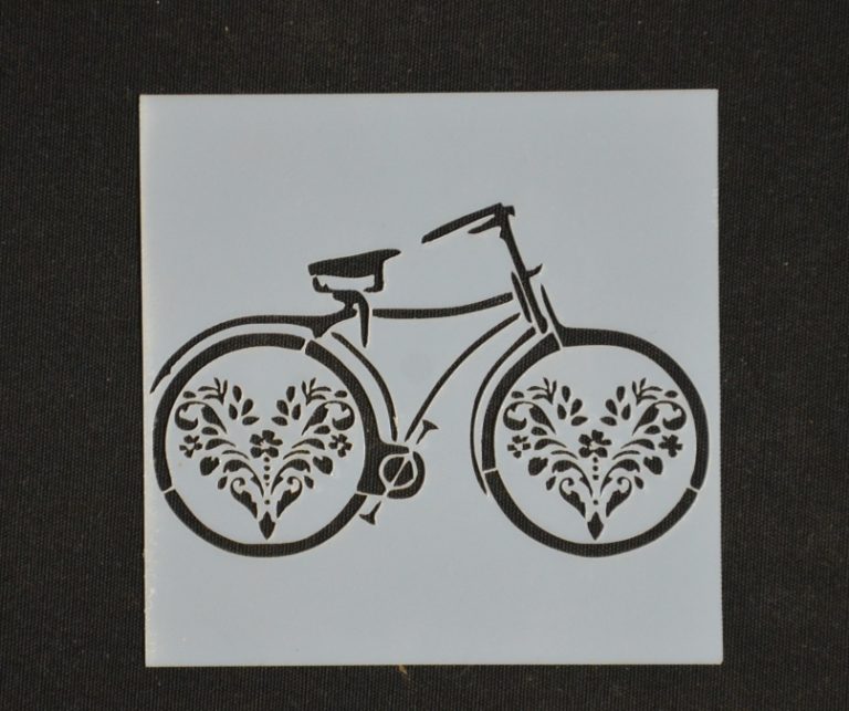 STENCIL BICYCLE 10 X 10CM | Wannapaint